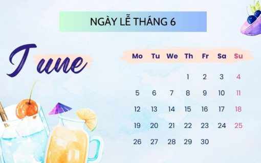 June là tháng mấy trong tiếng Anh? Cách sử dụng giới từ đi với tháng
